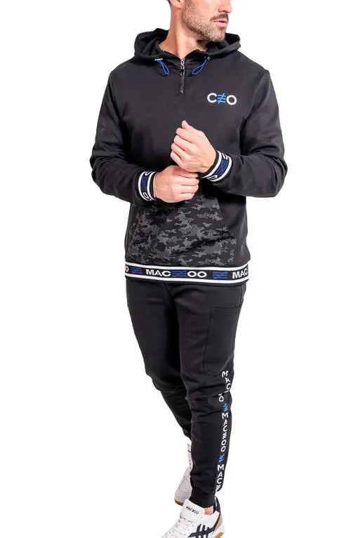 MACEOO Pixel Print Graphic Hoodie
