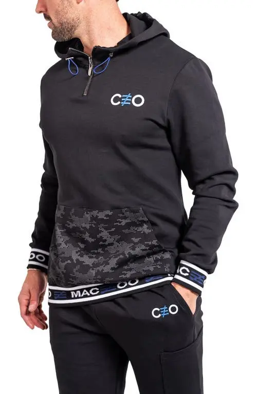 MACEOO Pixel Print Graphic Hoodie