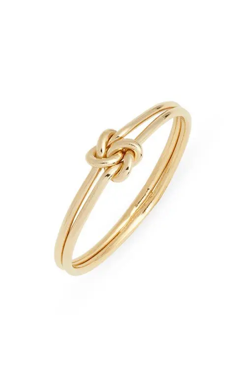 SET & STONES Marko Knotted Ring - Gold