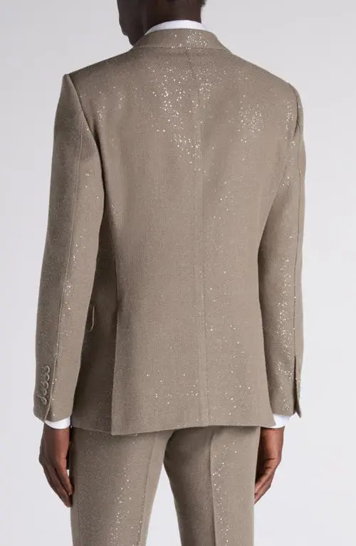 TOM FORD Sequin Light Bouclé Suit Jacket