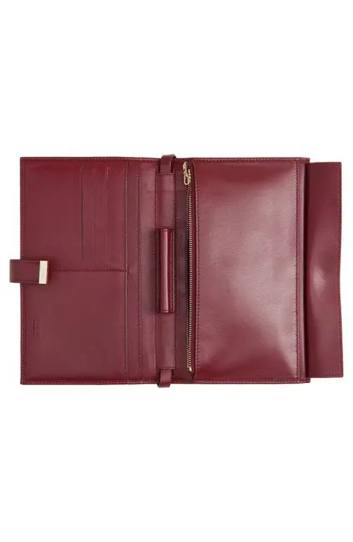 TOM FORD Foldover Organizer On A Strap - 1r008 Ruby Red
