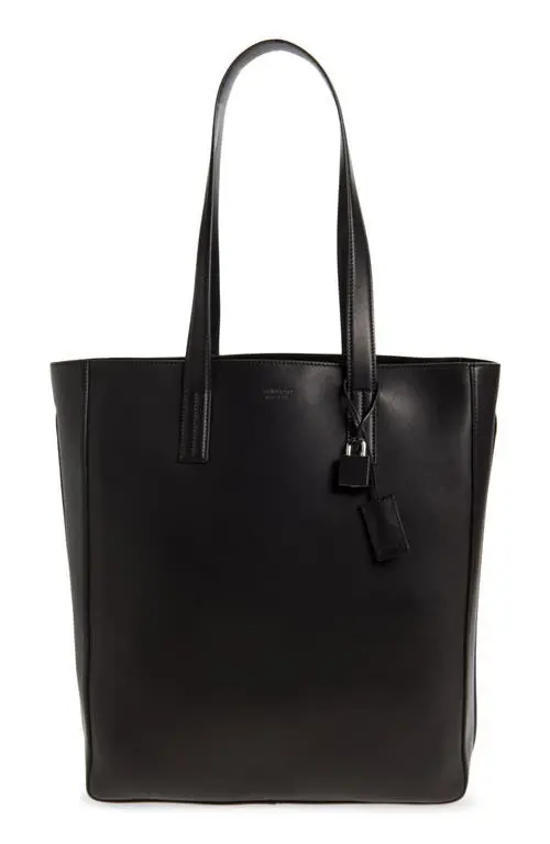 TOM FORD North/south Leather Tote - 1n001 Black