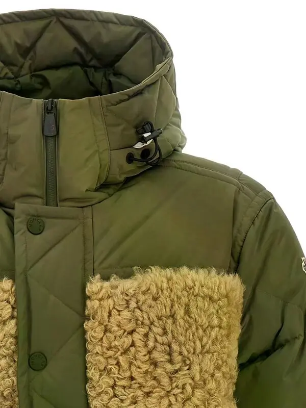 Moncler Grifford Shearling-paneled Puffer Jacket