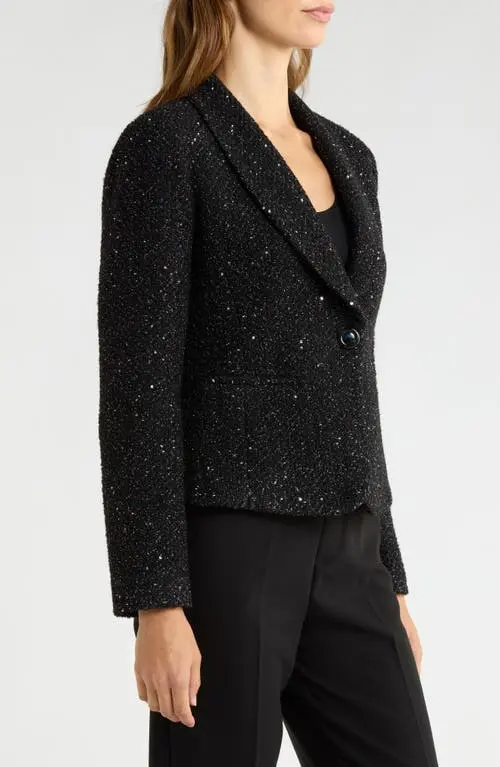 Emporio Armani Metallic Tweed Blazer