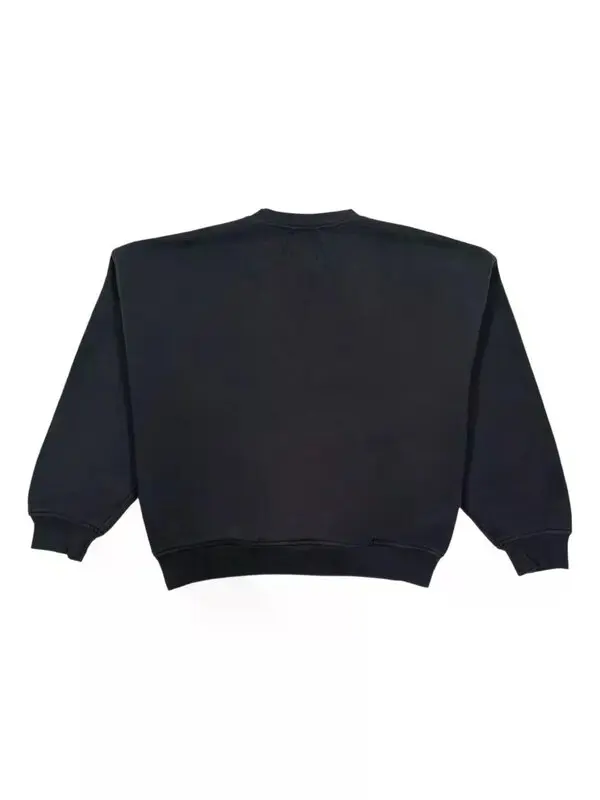 Rhude Dinero Graphic Crew-neck Sweatshirt - Black