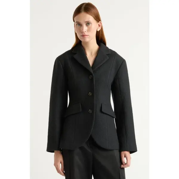 Modern Citizen Wool-blend Sculpted Blazer