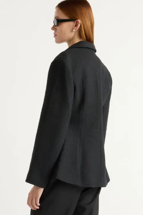 Modern Citizen Wool-blend Sculpted Blazer