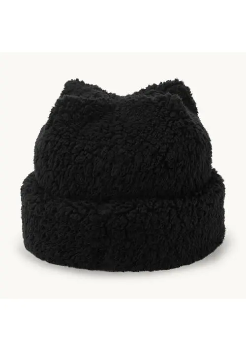Turtle Fur Quad Four Point Fleece Hat - Black