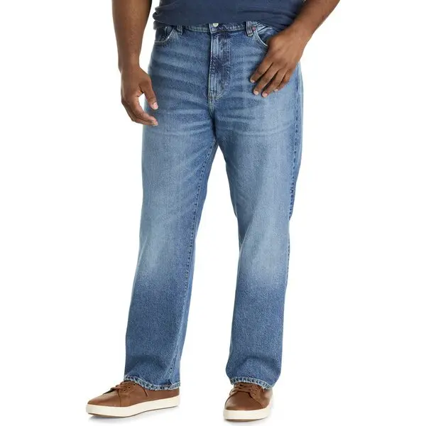 Lucky Brand Big & Tall Relaxed-fit Straight-leg Stretch Jeans - Langham