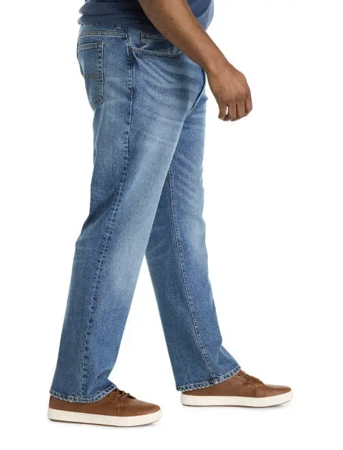 Lucky Brand Big & Tall Relaxed-fit Straight-leg Stretch Jeans - Langham