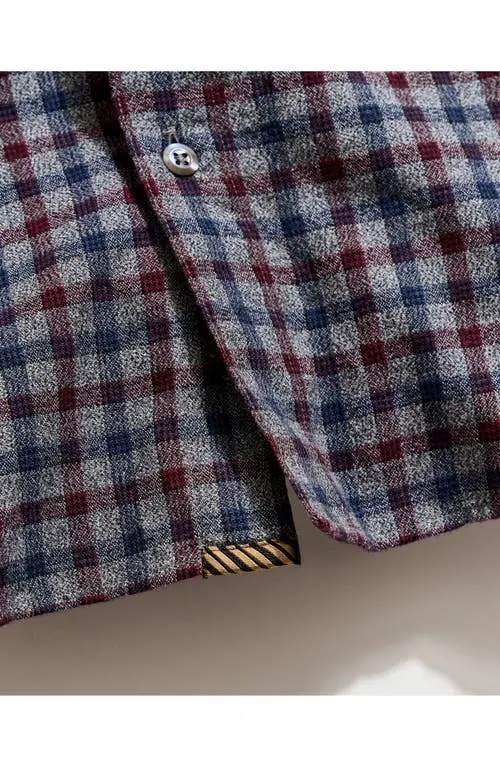 Billy Reid Mélange Plaid Cotton Button-up Shirt