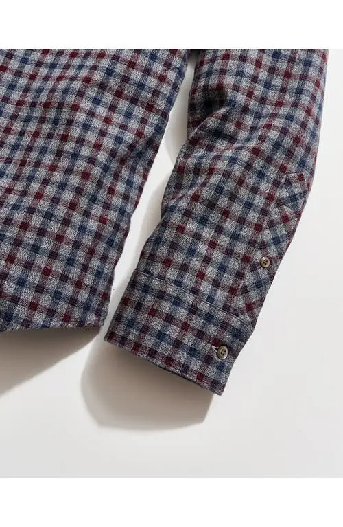Billy Reid Mélange Plaid Cotton Button-up Shirt