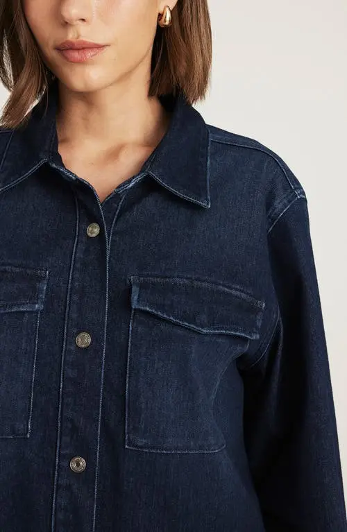 MAVI Tia Denim Shirt Jacket - Dark Blue Move