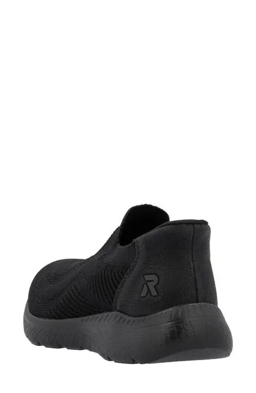 RIEKER Edith 72 Slip-on Sneaker - Schwarz/schwarz