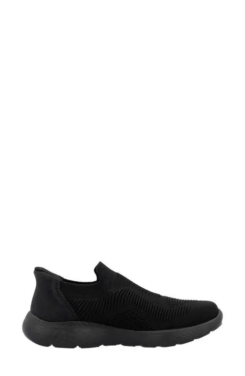 RIEKER Edith 72 Slip-on Sneaker - Schwarz/schwarz