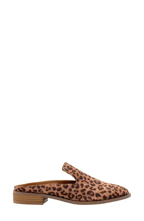 VOLATILE Avery Loafer Mule - Leopard Print