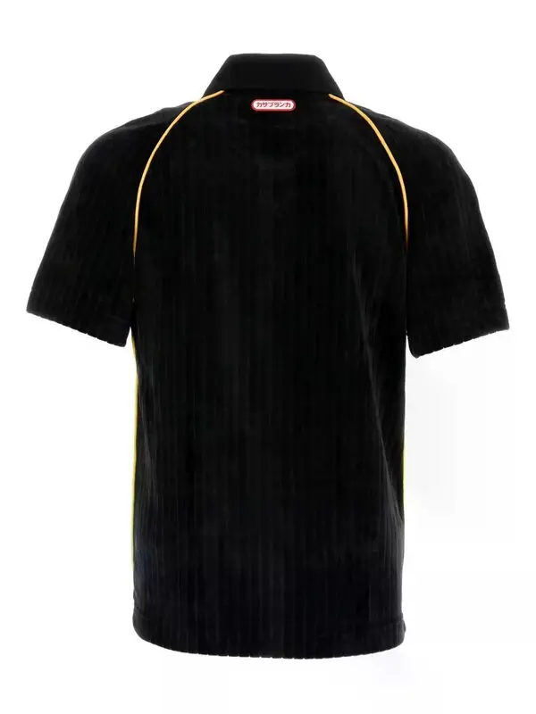 Casablanca Corduroy Piping Polo Shirt