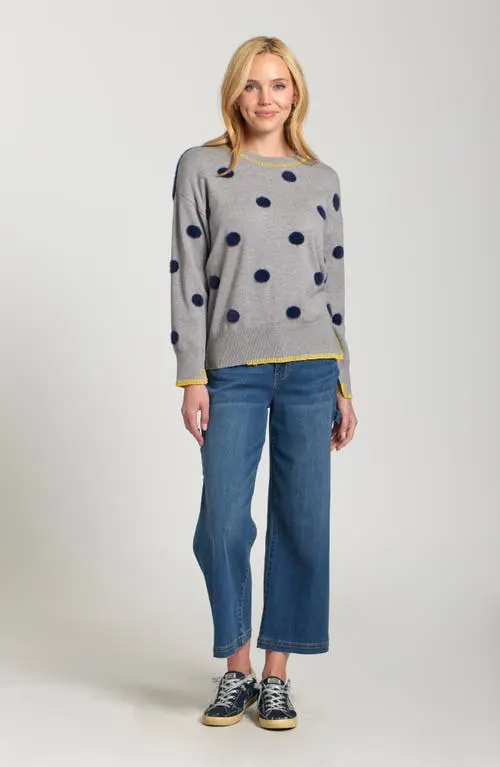 APNY Textured Dot Sweater
