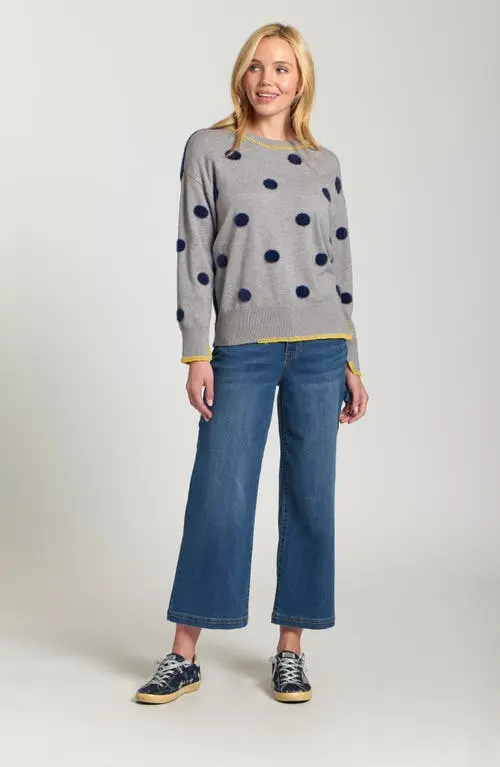 APNY Textured Dot Sweater