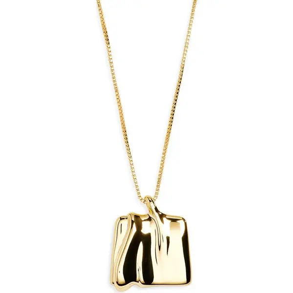 Jenny Bird Sundra Pendant Necklace - High Polish Gold