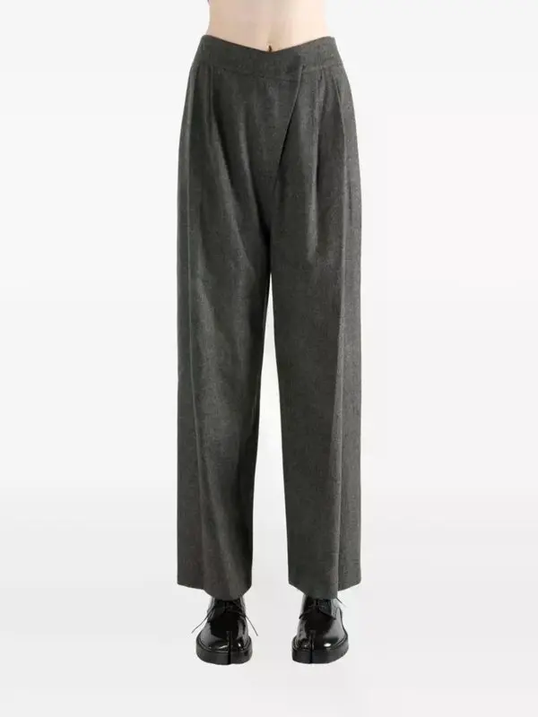 AMOMENTO High-waisted Wide Leg Trousers