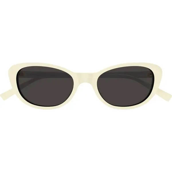 Saint Laurent 52mm Cat Eye Sunglasses - Ivory