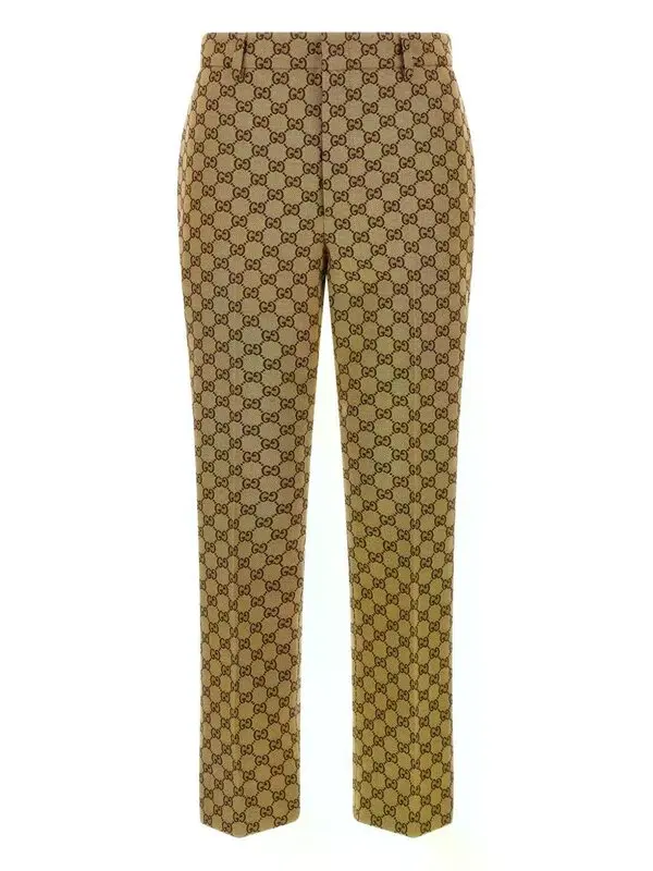 Gucci Gg-canvas Tailored Trousers