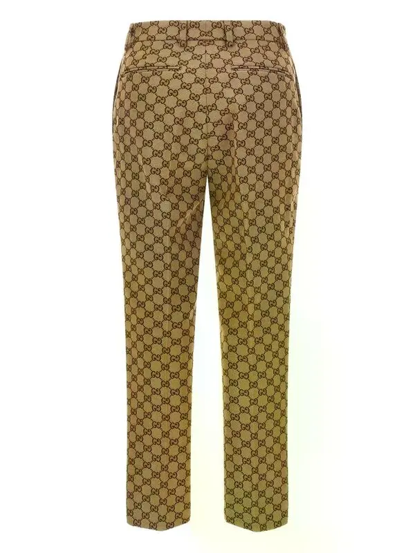Gucci Gg-canvas Tailored Trousers