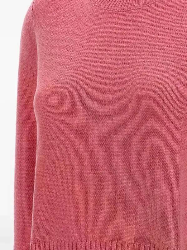 LISA YANG Long-sleeve Crewneck Sweater - Pink
