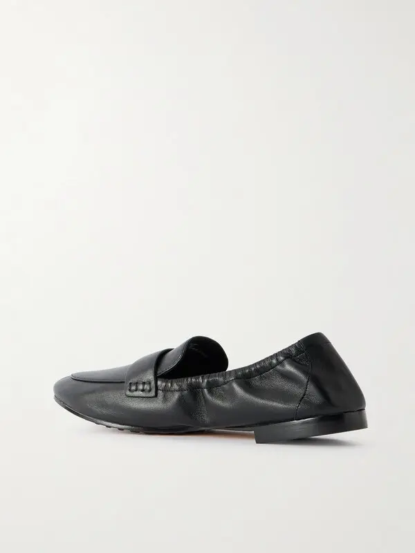 Tory Burch Embellished Leather Loafers