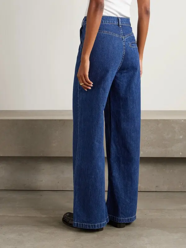 TWP High-rise Wide-leg Jeans