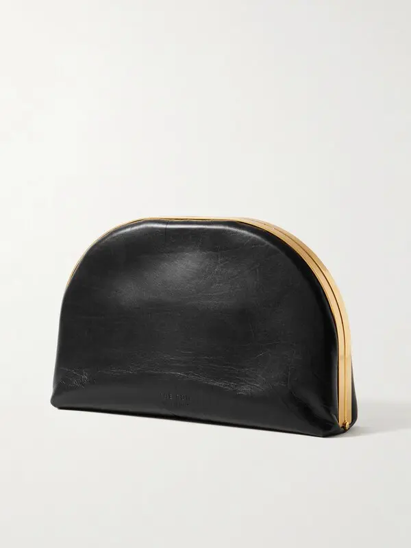 THE ROW Sylvia Leather Clutch
