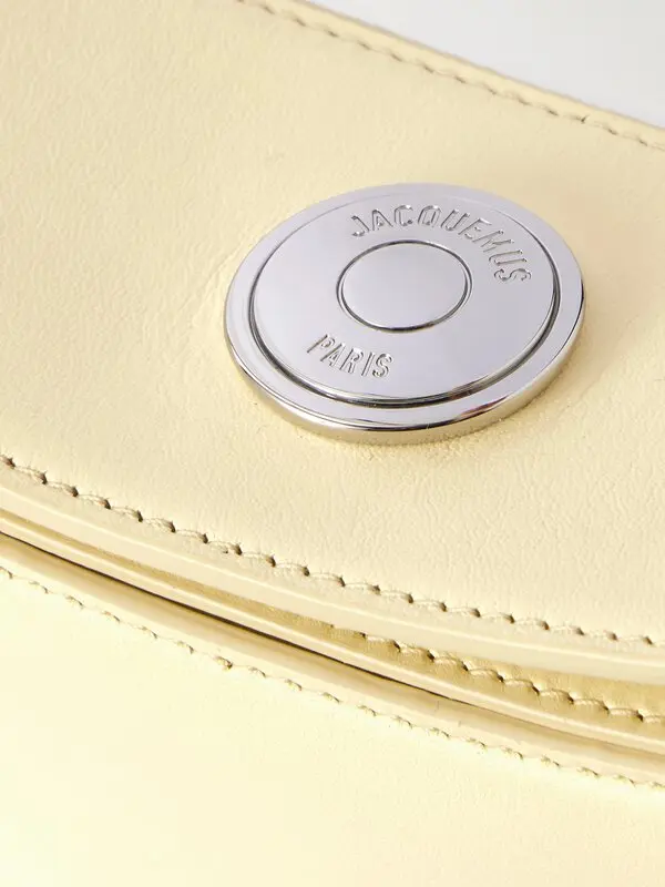 Jacquemus Le Petit Calisso Rond Leather Shoulder Bag