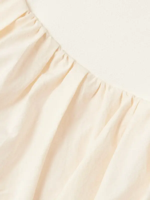 Magda Butrym Asymmetric Pleated Cotton-poplin Dress
