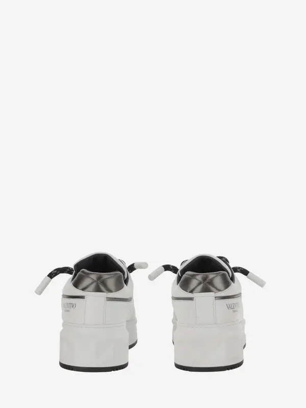 Valentino Garavani Leather Sneakers - White
