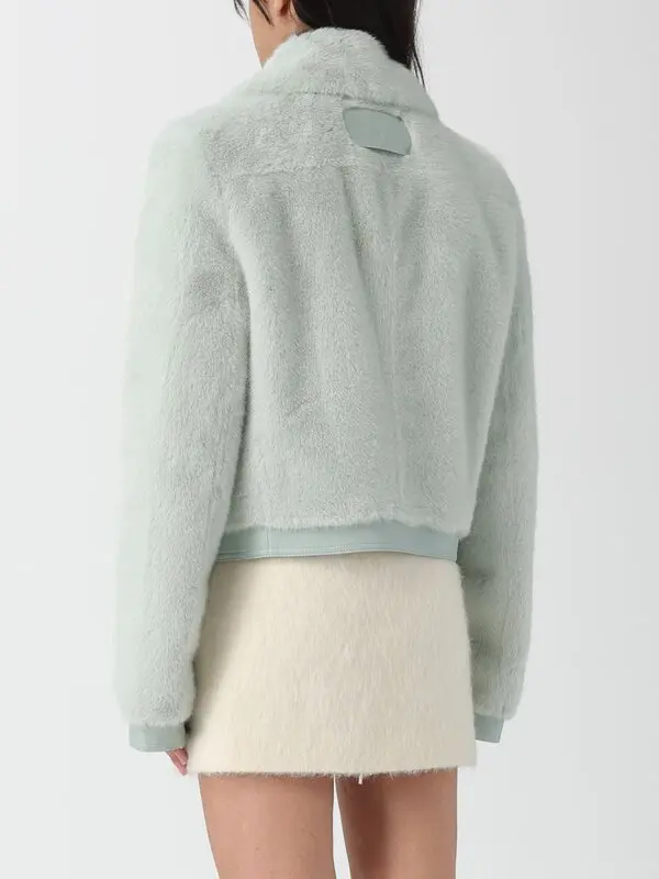 Patrizia Pepe Fur Coat - Grey