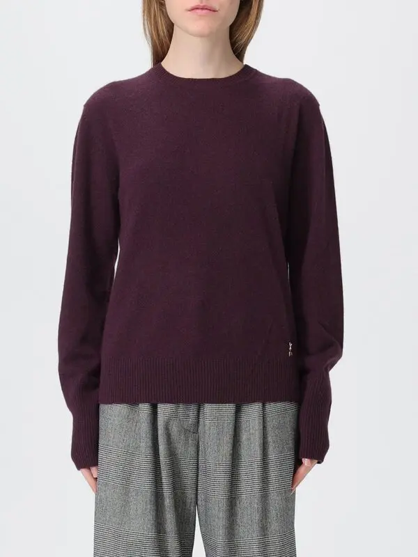 Patrizia Pepe Crewneck Sweater - Violet