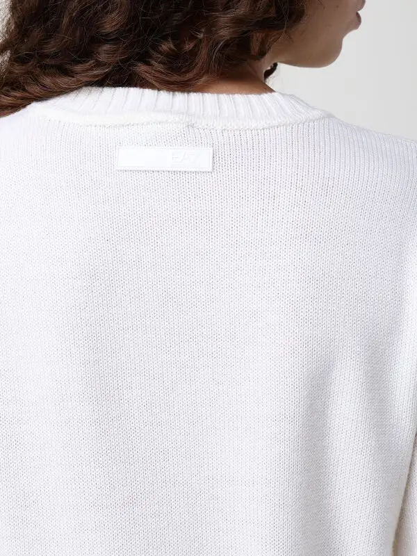 EA7 Pullover Sweater - White