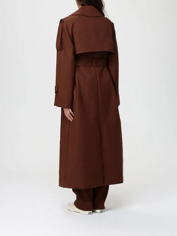 Patrizia Pepe Belted Trench Coat - Brown