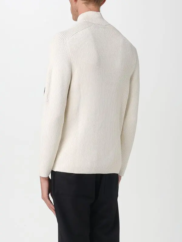 C.P. COMPANY Pullover Sweater - White