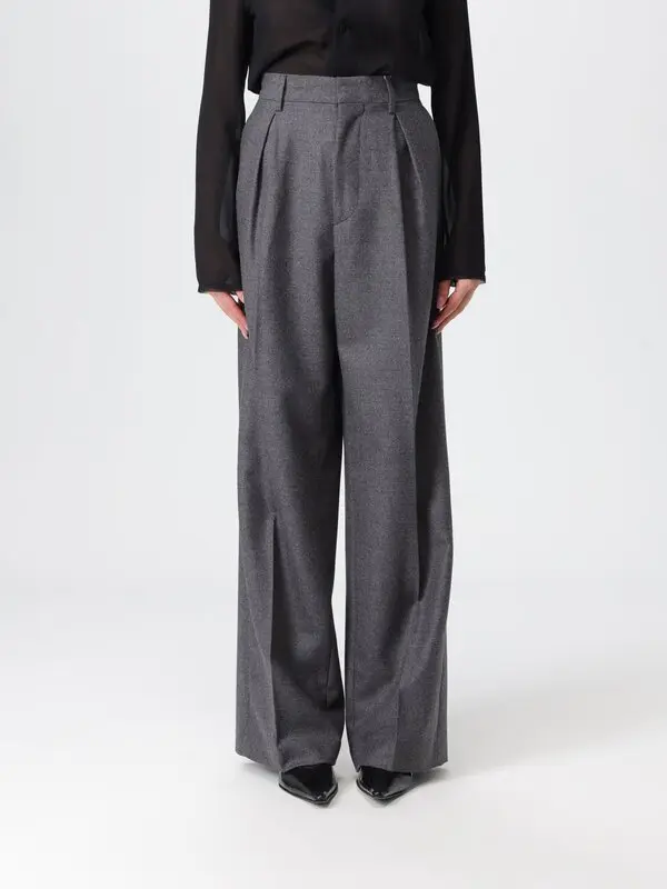 MAISON MARGIELA Wide-leg Tailored Trousers - Grey