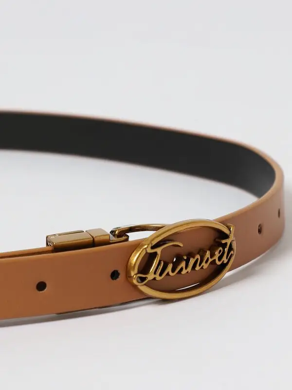 TWINSET Skinny Belt - Earth