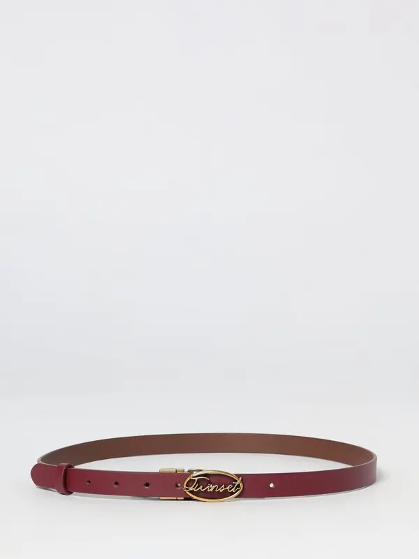 TWINSET Skinny Belt - Wine