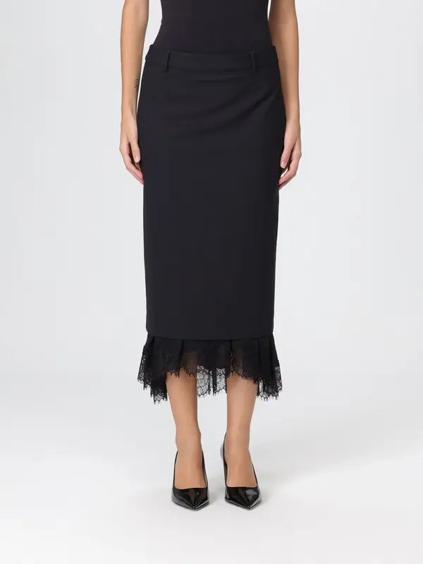 SEMICOUTURE Lace Detailed Skirt