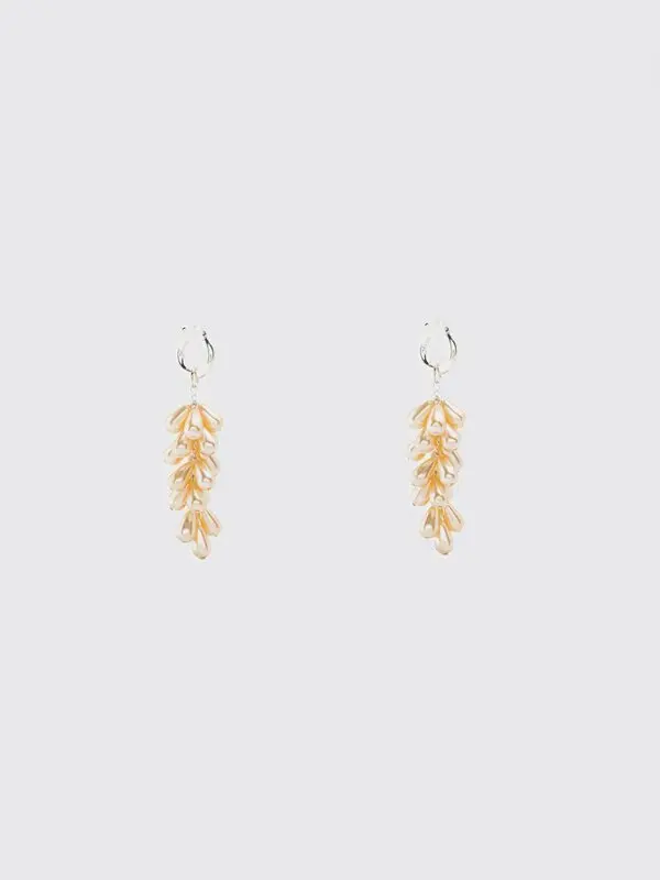 Magda Butrym Jewel" Clip-on Earrings - Cream