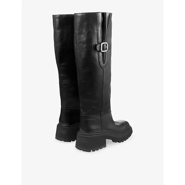 JIMMY CHOO Tamsin Leather Knee-high Boots