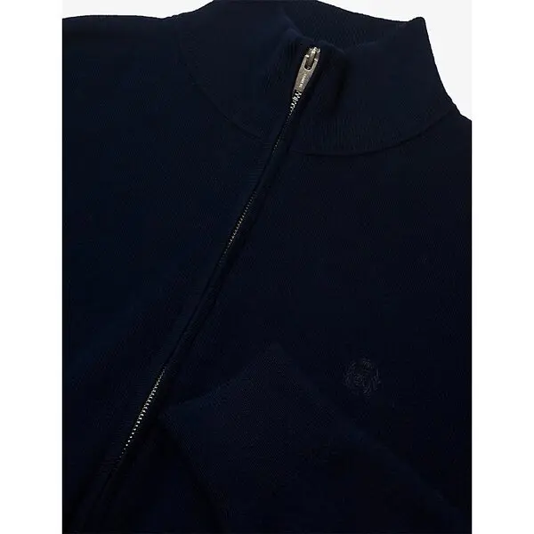 The Kooples Stretch-knit Zip-up Cardigan