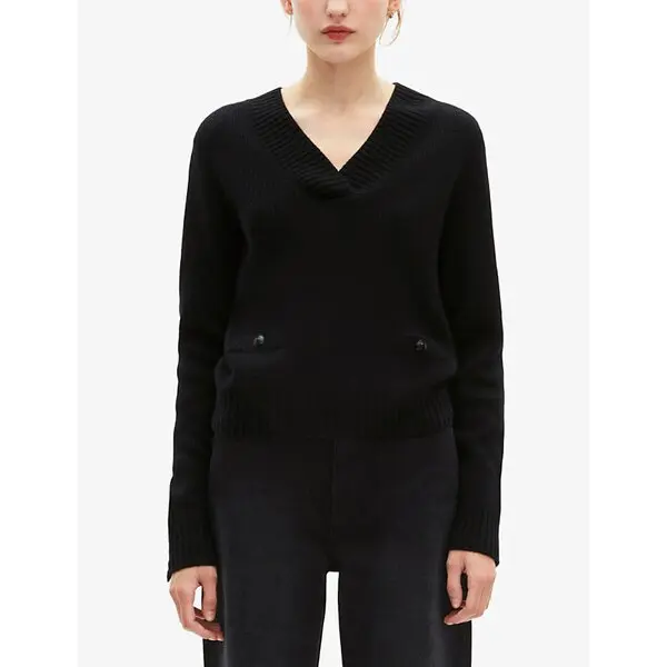The Kooples V-neck Wool Jumper