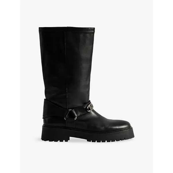 Zadig&Voltaire Angie Leather Biker Boots