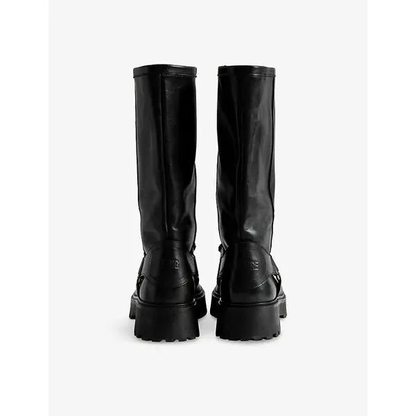 Zadig&Voltaire Angie Leather Biker Boots